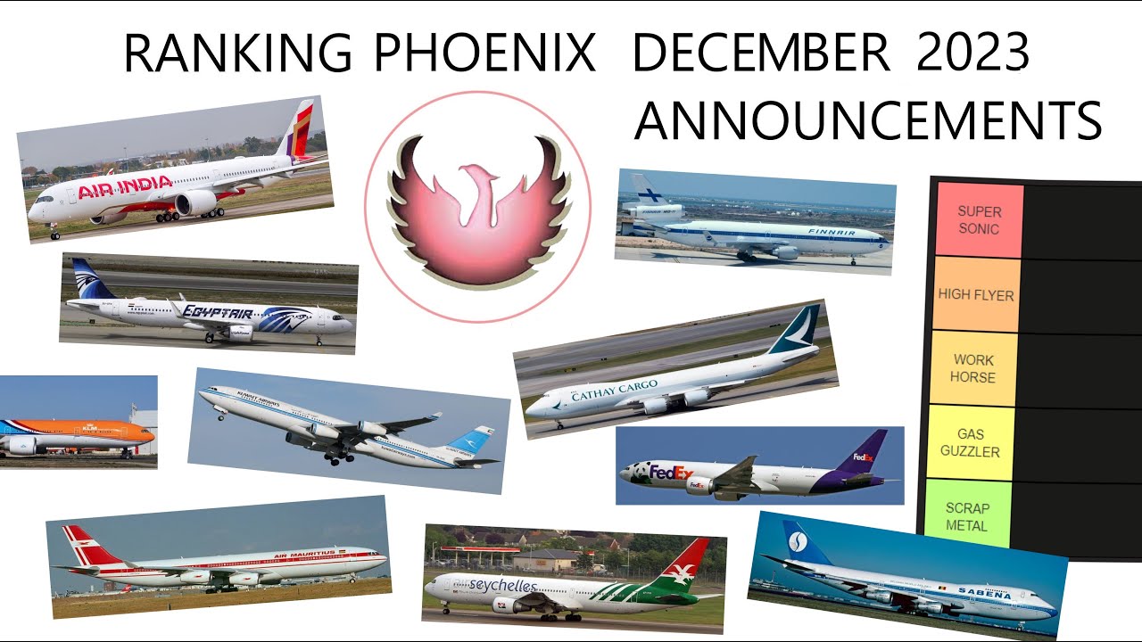 Phoenix Models 400 Scale December 2023 Releases Ranked - YouTube