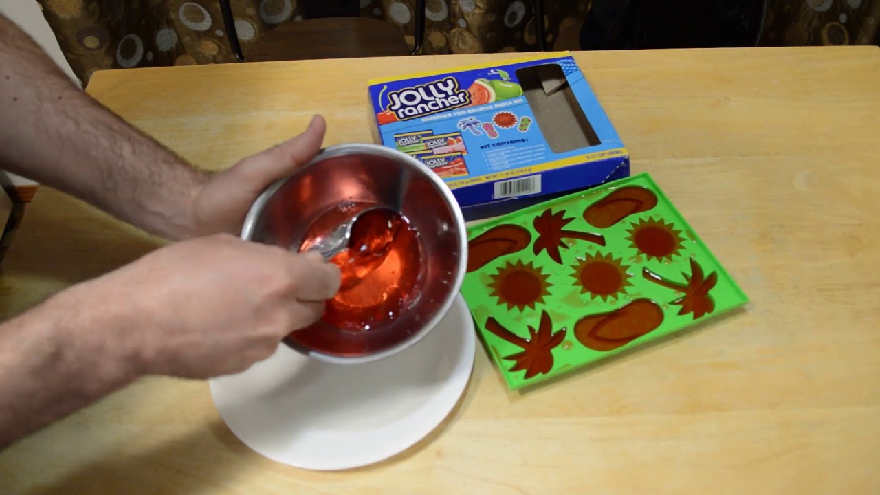 Jolly Rancher Summer Fun Gelatin Mold Kit Review - YouTube