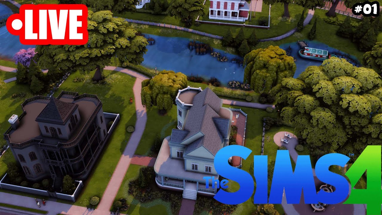 🔴LIVE The Sims 4 Ep-01 : ยินดีต้อนรับสู่การเริ่มต้น - YouTube