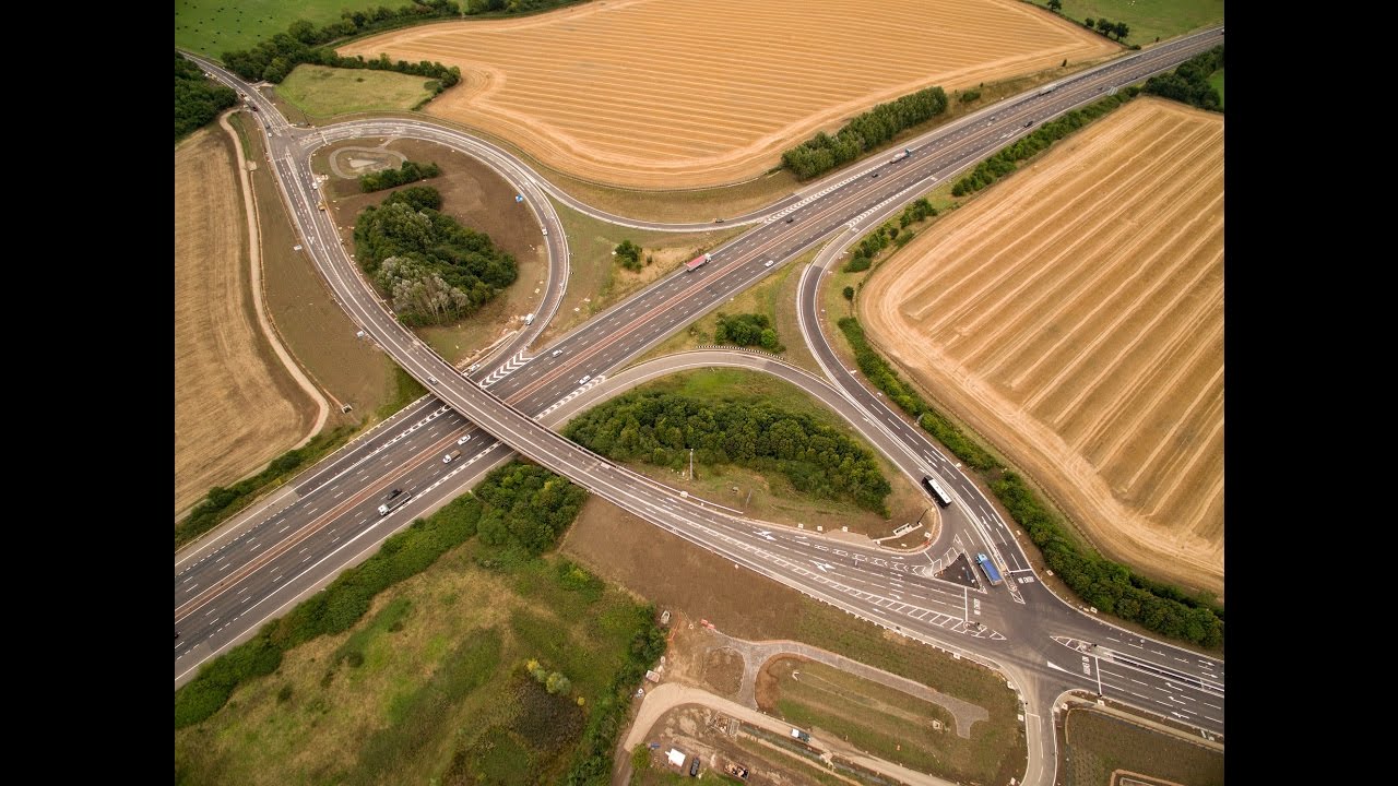 M40 junction 12 development - YouTube