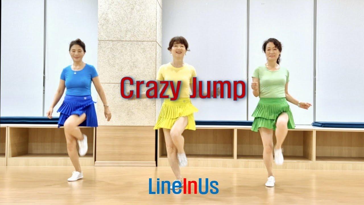 [초중급] Crazy Jump Line Dance (Dance) [Lineinus] - YouTube