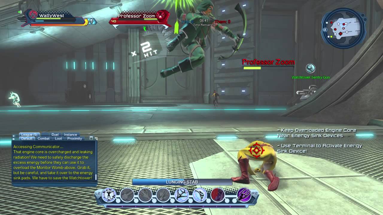 DCUO - Green Arrow vs. Reverse Flash - YouTube