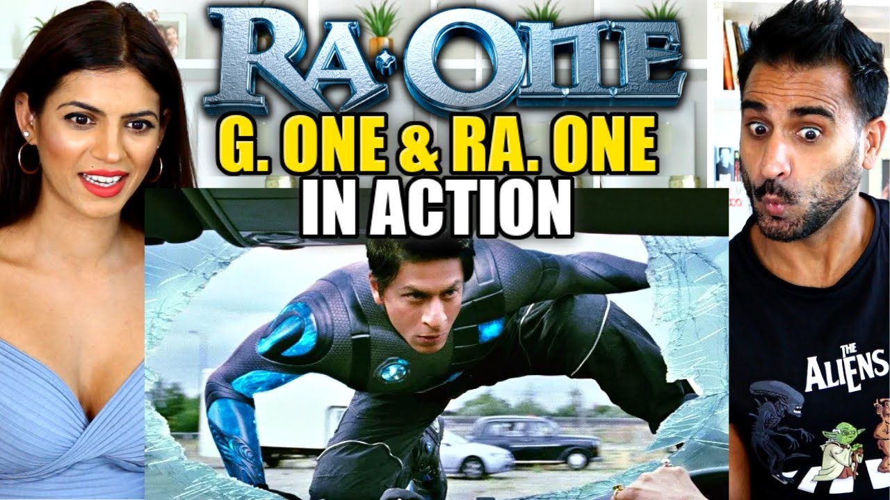 G.One & Ra.One In Action | FIGHT SCENE REACTION!! | Shah Rukh Khan ...