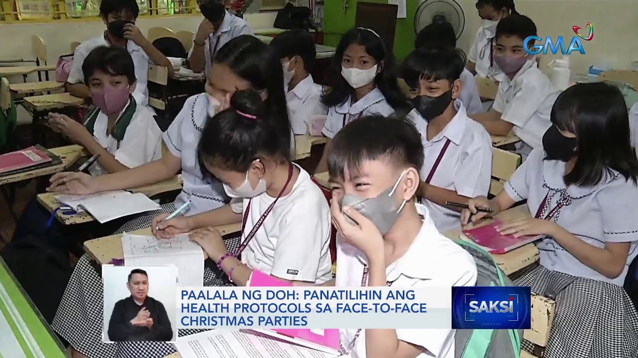 Paalala ng DOH: Panatilihin ang health protocols sa face-to-face ...