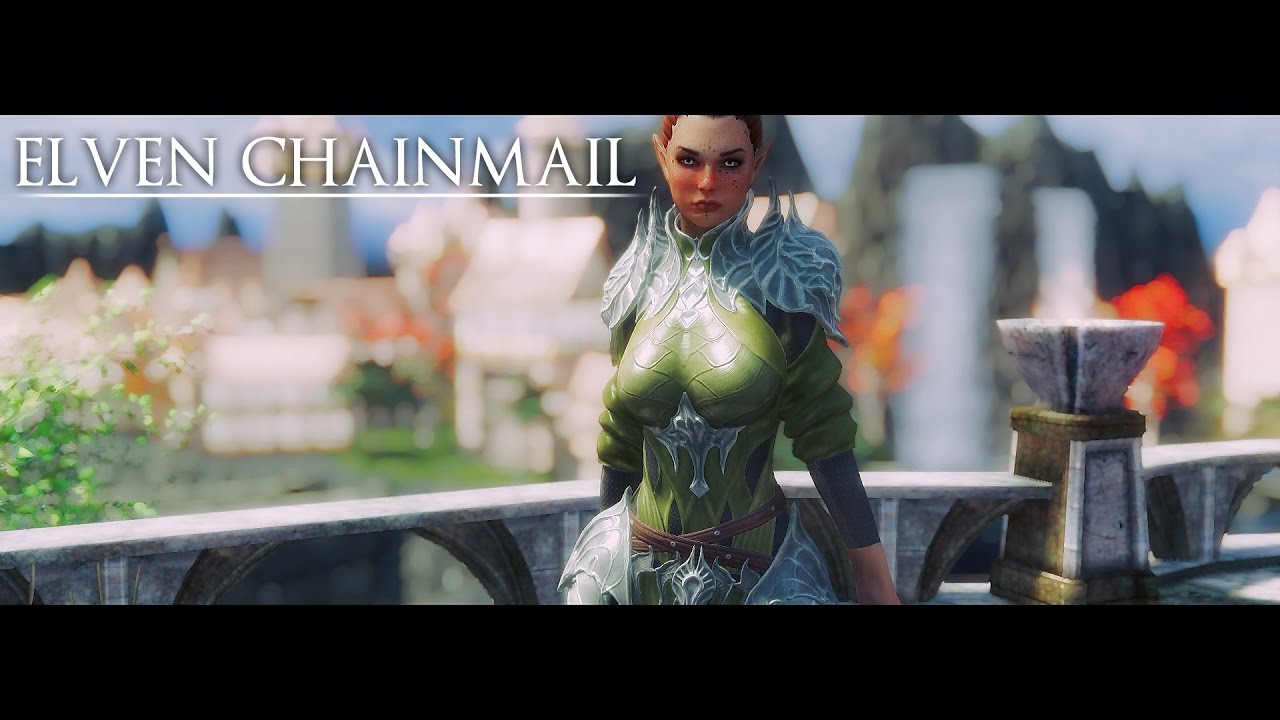 Skyrim Mod | Elven Chainmail - YouTube