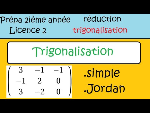 Matrices trigonalisation simple et avec réduite de Jordan - Exemple ...