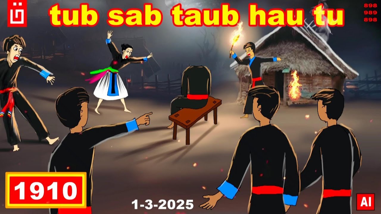 dab hais hmoob - 1910 - 1-3-2025 tub sab taub hau tu, ผีหัวหาย, the ...