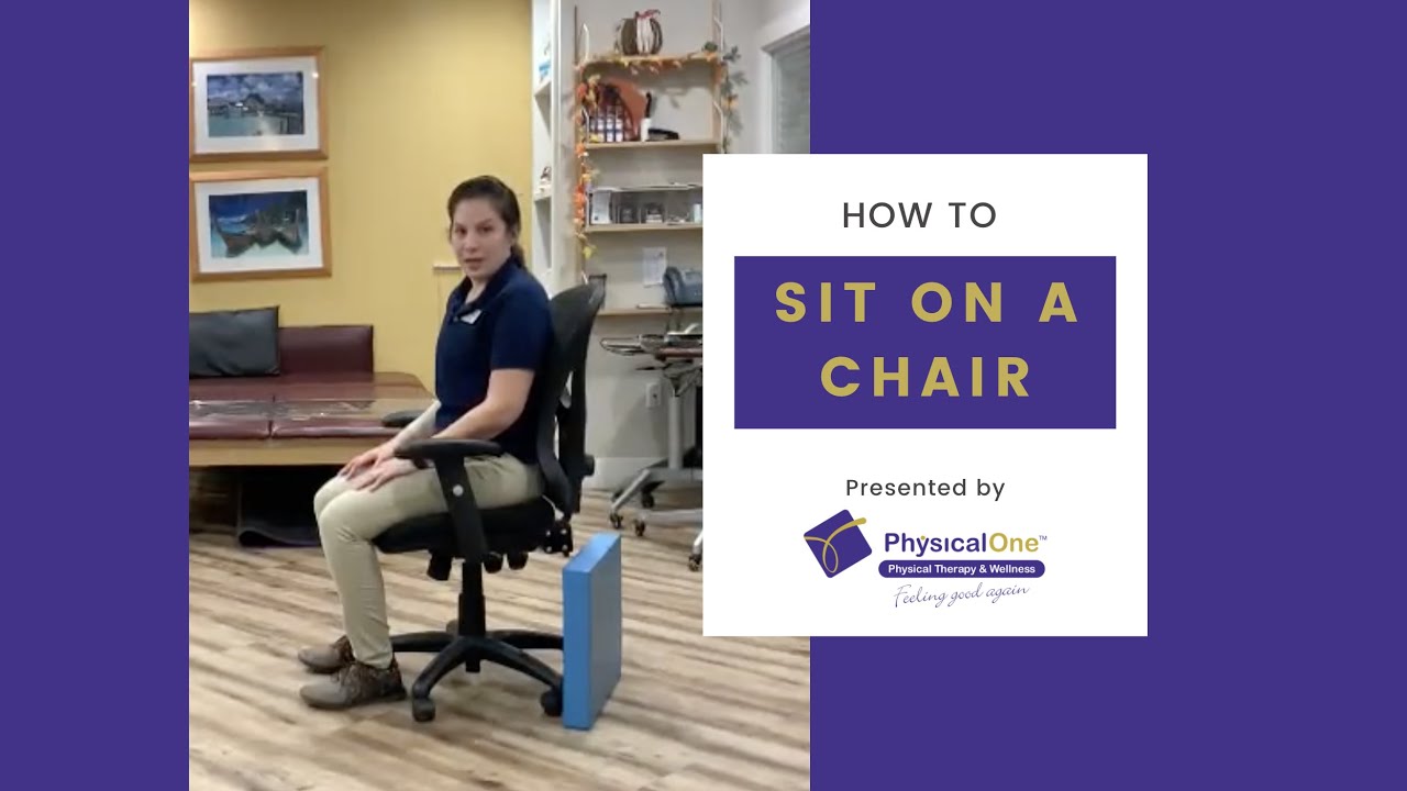 How to Sit on Chair - YouTube