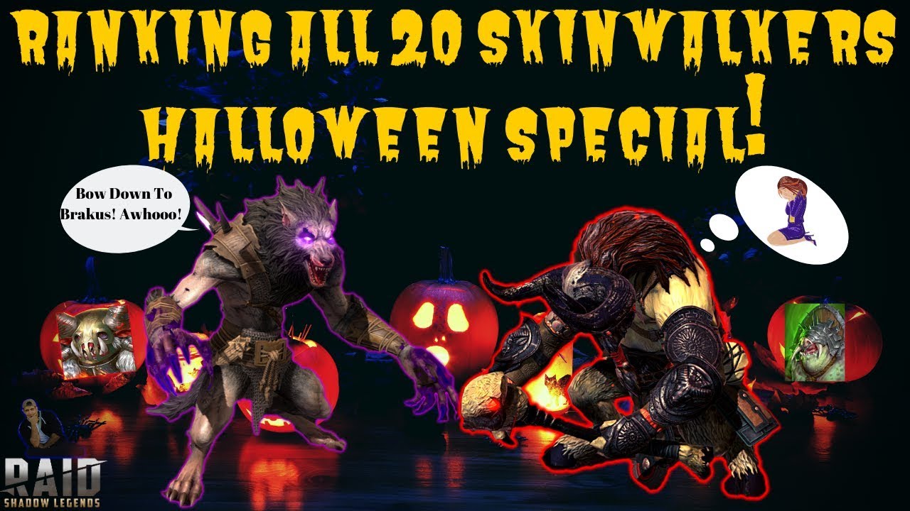 Ranking All 20 SkinWalkers in Order! | Raid: Shadow Legends - YouTube