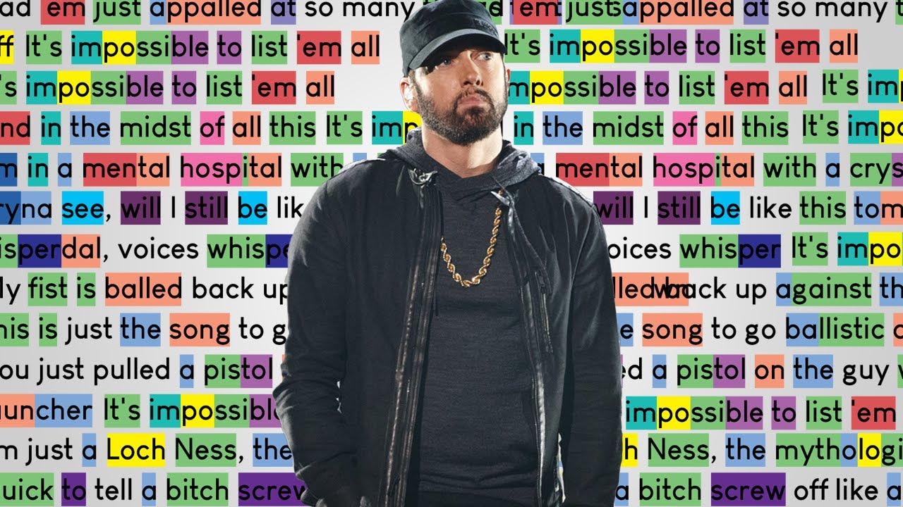 Eminem Godzilla Song Lyrics Entertainment Egg