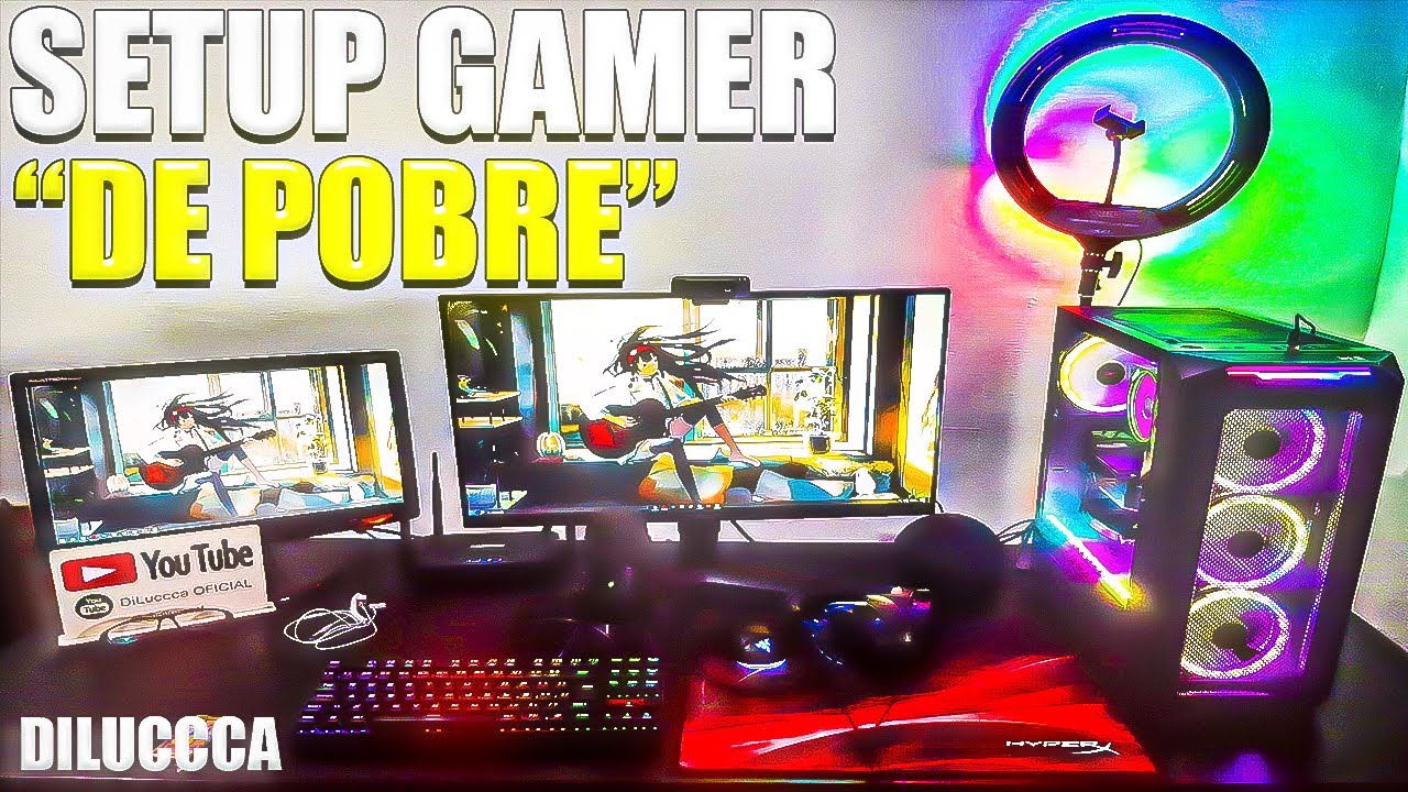 MEU SETUP GAMER de "POBRE" em 2023! - YouTube