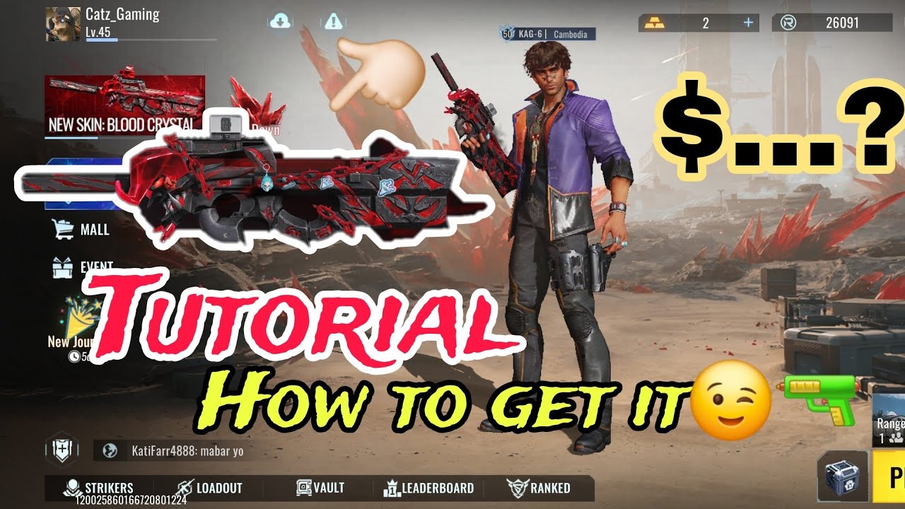 🔥🔫How to get new skin P90 in bloodstrike / P90 Crystal ultra stash ...