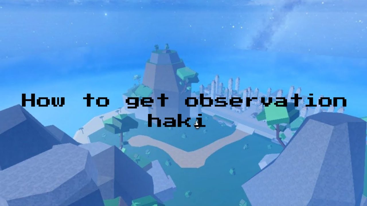 How to get Observation Haki | Roblox | Blox Fruits - YouTube