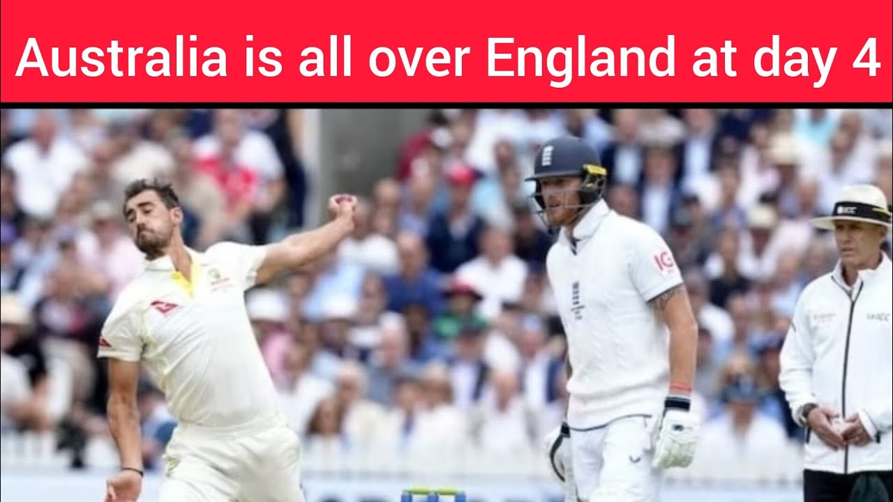 Australia is all over England at day 4, england players are clueless # ...