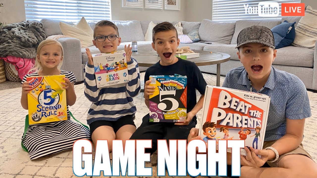 NAME FIVE YOUTUBERS | LET’S PLAY A GAME | BINGHAM FAMILY GAME NIGHT ...