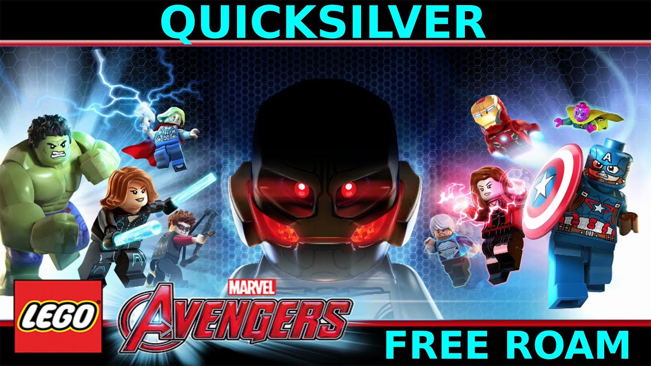 Lego Marvel Avengers - Free Roam Quicksilver - YouTube