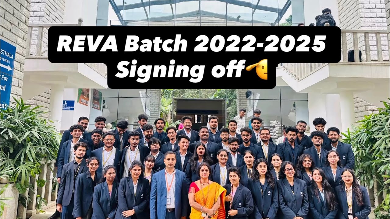 Last Vlog of College🥺💗|| 2022-2025 || REVA University 🫡 - YouTube