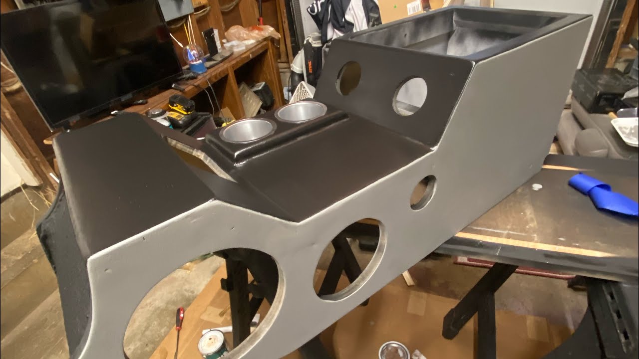 Making a custom center console - YouTube