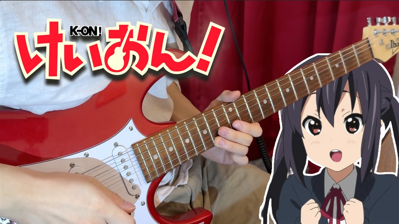 Fude Pen Boru Pen (ふでペン ～ボールペン～) - 放課後ティータイム | K-ON! Anime Guitar Cover ...