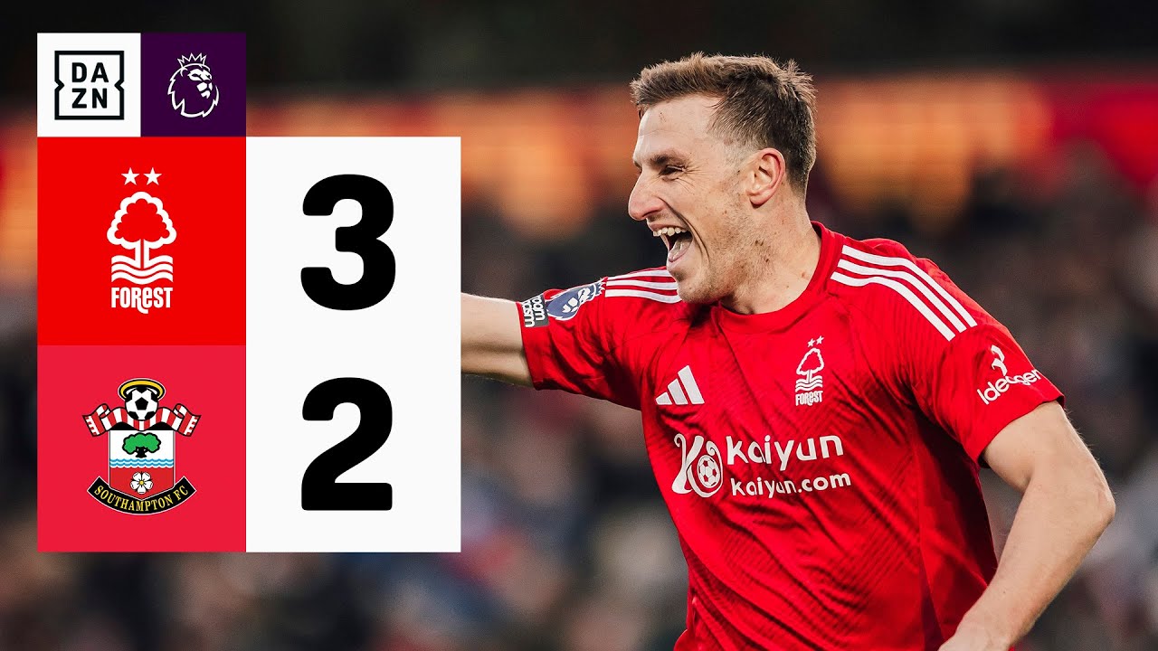 Nottingham Forest vs Southampton (3-2) | Resumen y goles | Highlights ...