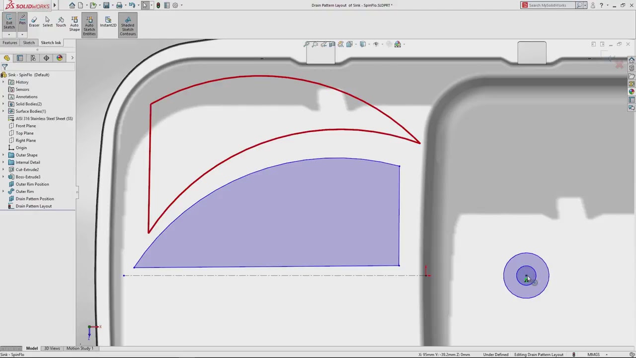 SOLIDWORKS 2018: Free Hand Sketching - YouTube