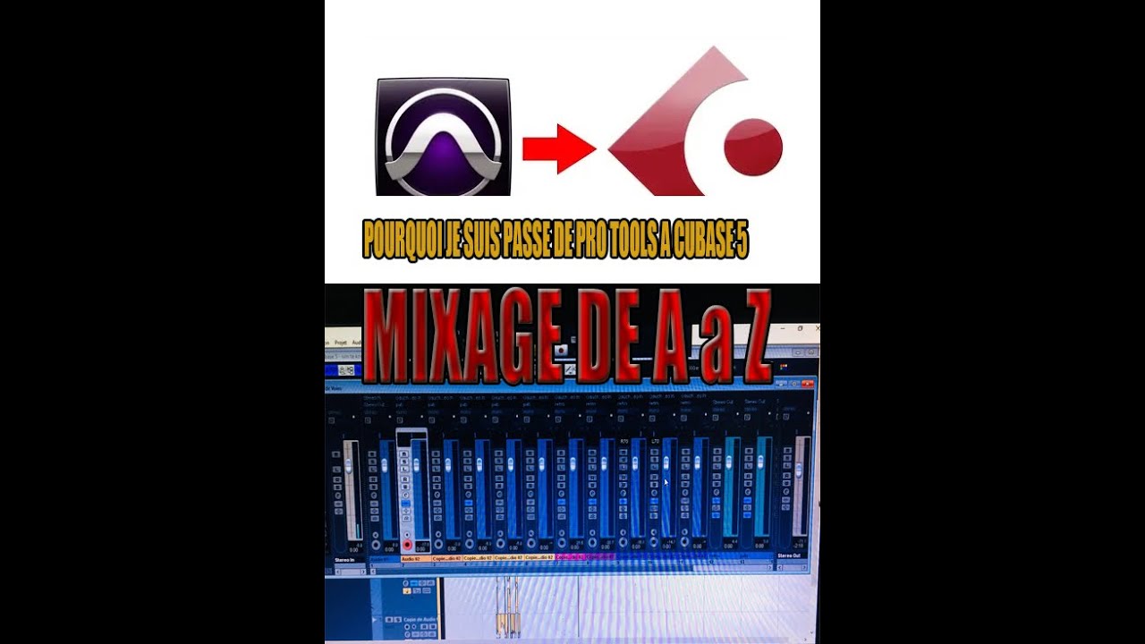 Tutoriel mixer A a Z sur cubase 5 Raisons je suis passe pro tools a ...