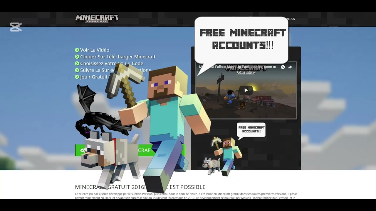 FRE Minecraft account and MultiGen And Free MCFA - YouTube