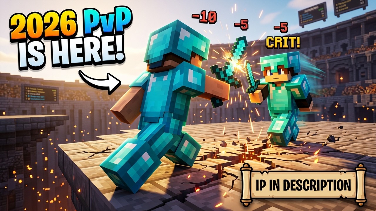 The BEST PvP Server in Minecraft - 2026 (IP in Description) - YouTube