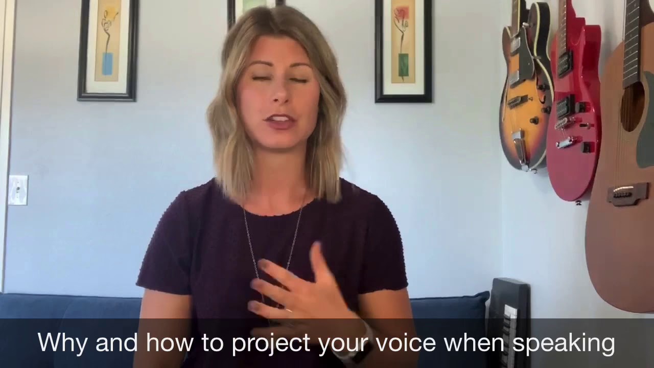 Why and how to project your voice when speaking - YouTube
