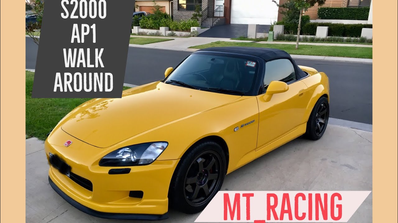 HONDA S2000 AP1 YELLOW WALK AROUND - YouTube