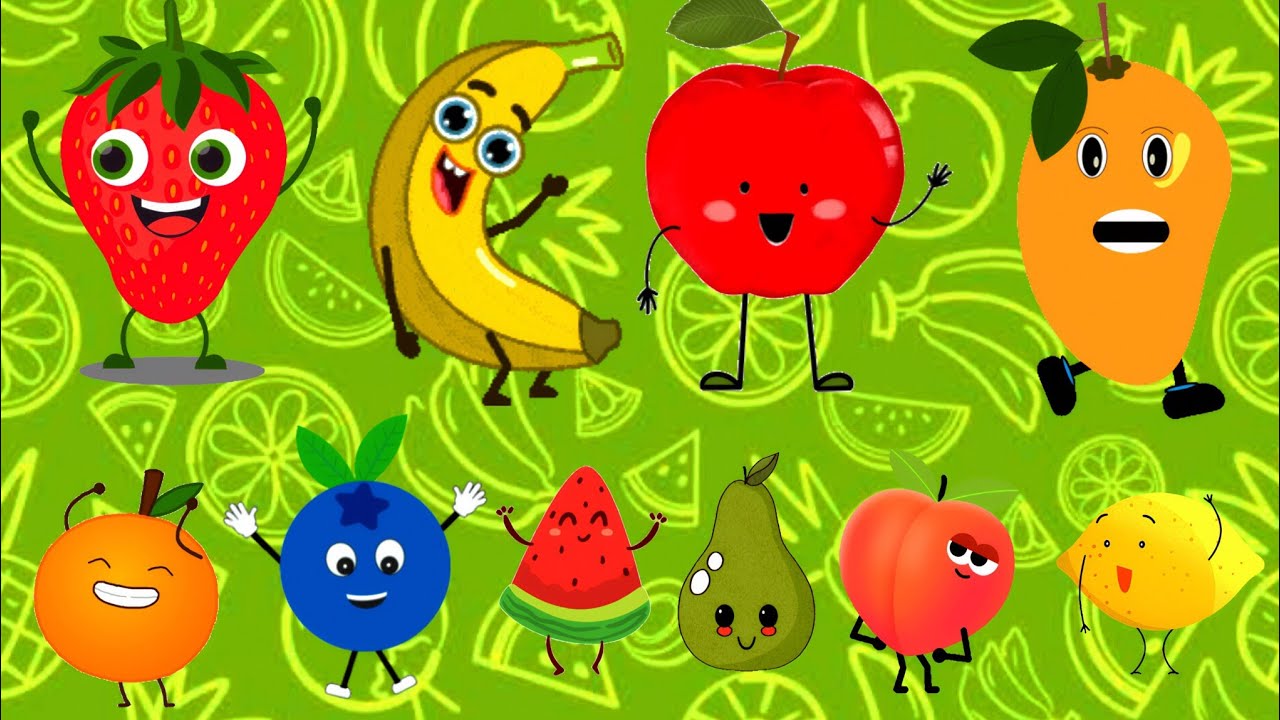 The Fruit Name Song|Nursery Rhymes|Baby Learning Song|Toddler Fruit ...