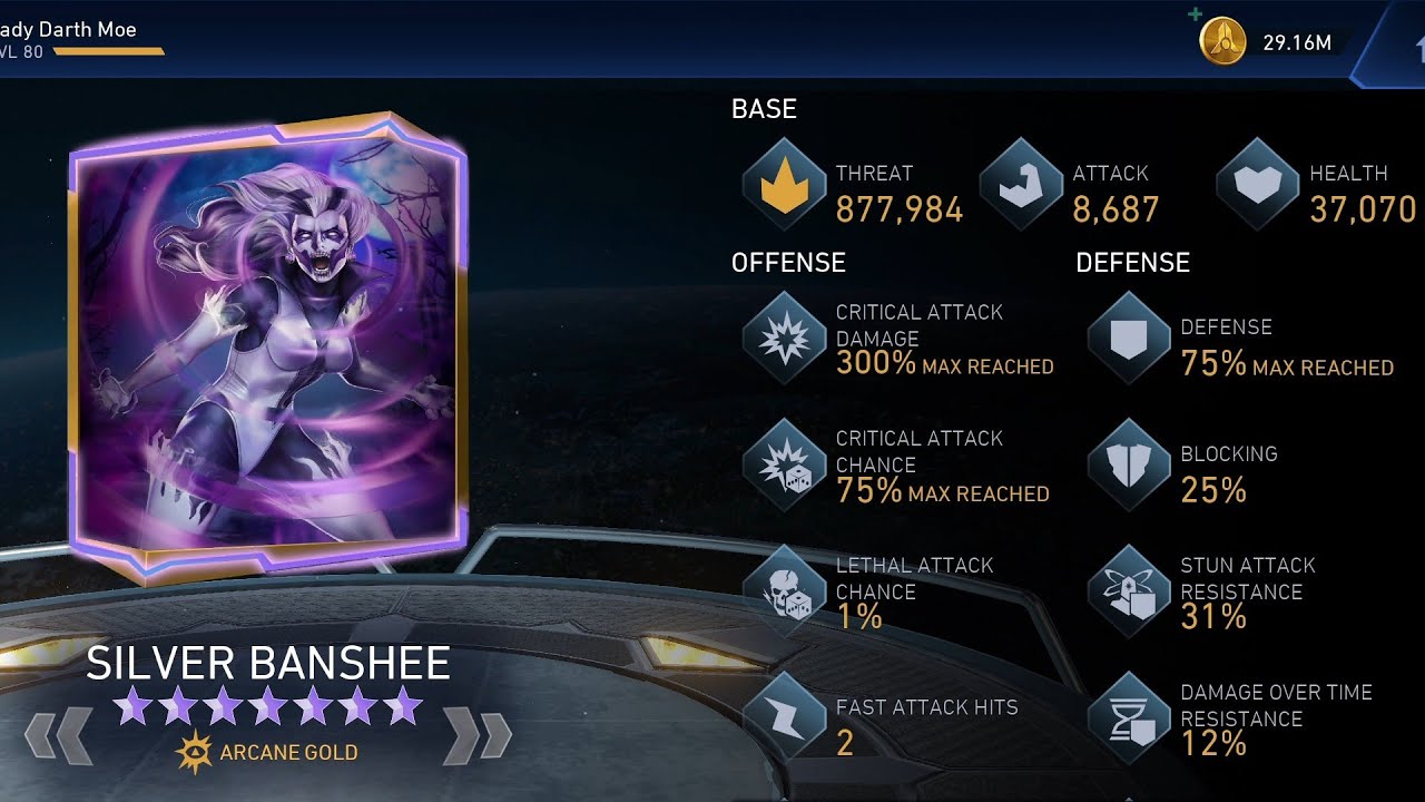 Silver Banshee - Ascension 7 Stars - Injustice 2 Mobile - YouTube