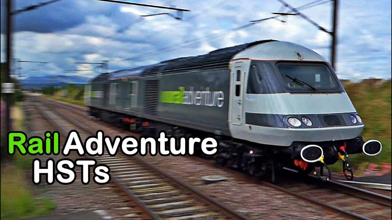 *RAIL ADVENTURE HSTs* Trains at Wallyford 15/8/23 - YouTube