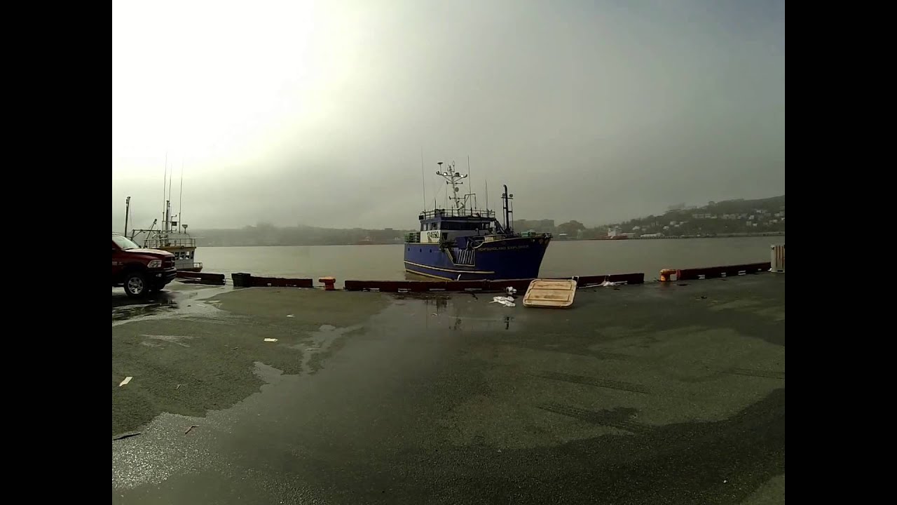 Newfoundland Explorer departs from the wharf - YouTube