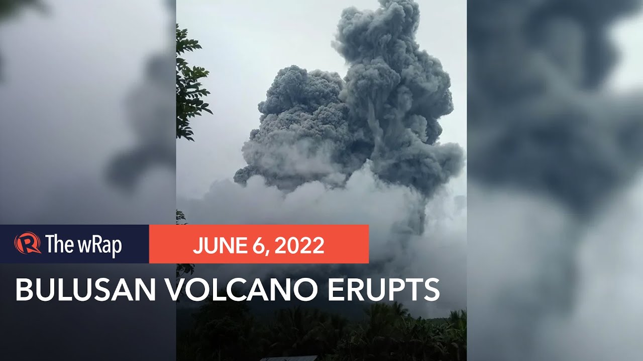 Bulusan Volcano under Alert Level 1 due to phreatic eruption - YouTube