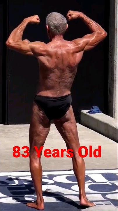 83 Year Old Bodybuilder Jim Arrington Posing Routine Shorts Youtube