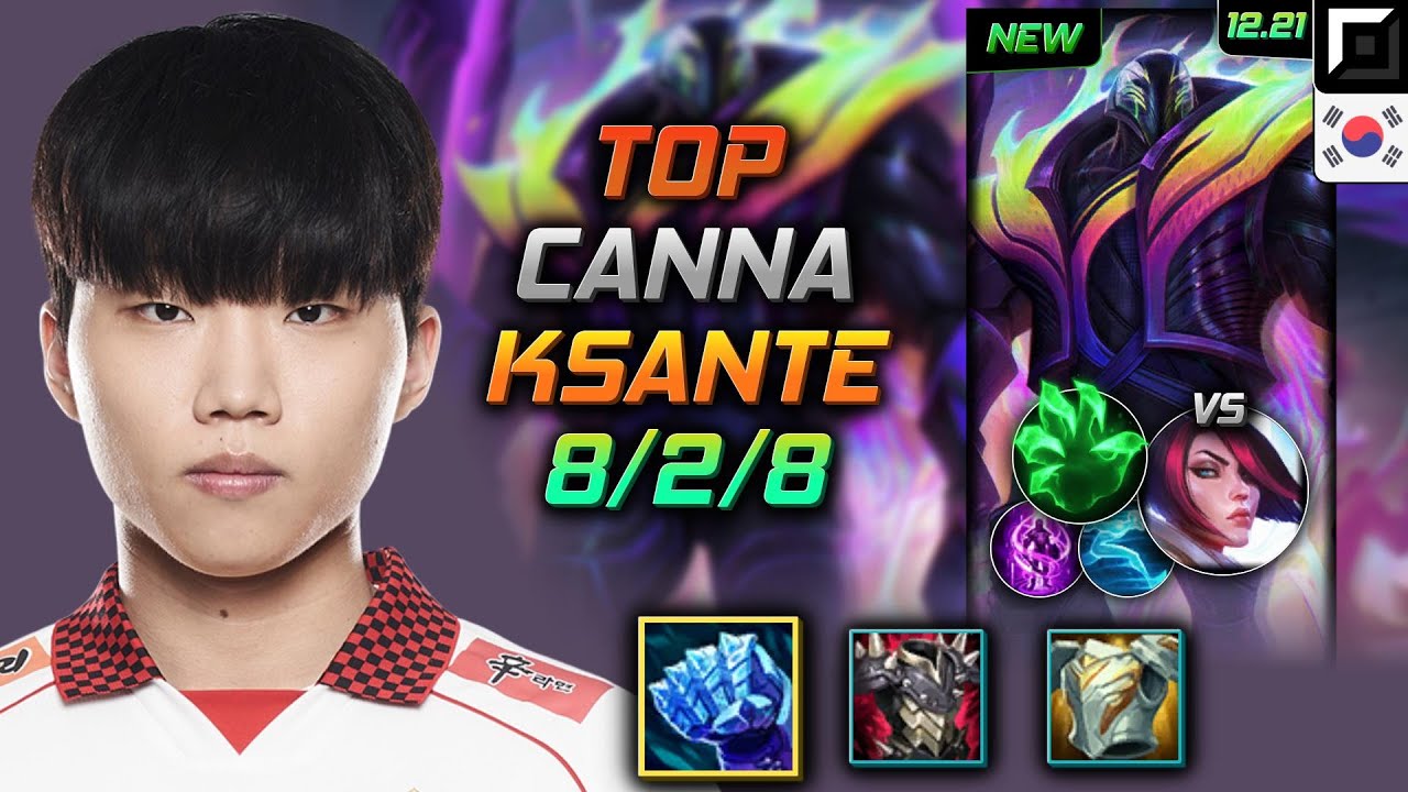 Canna Top K'Sante Build Frostfire Gauntlet Grasp of the Undying - LOL ...