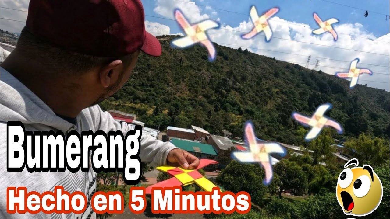 Como Hacer un BUMERAN | Fácil y Rápido 👌 (BOOMERANG) - YouTube