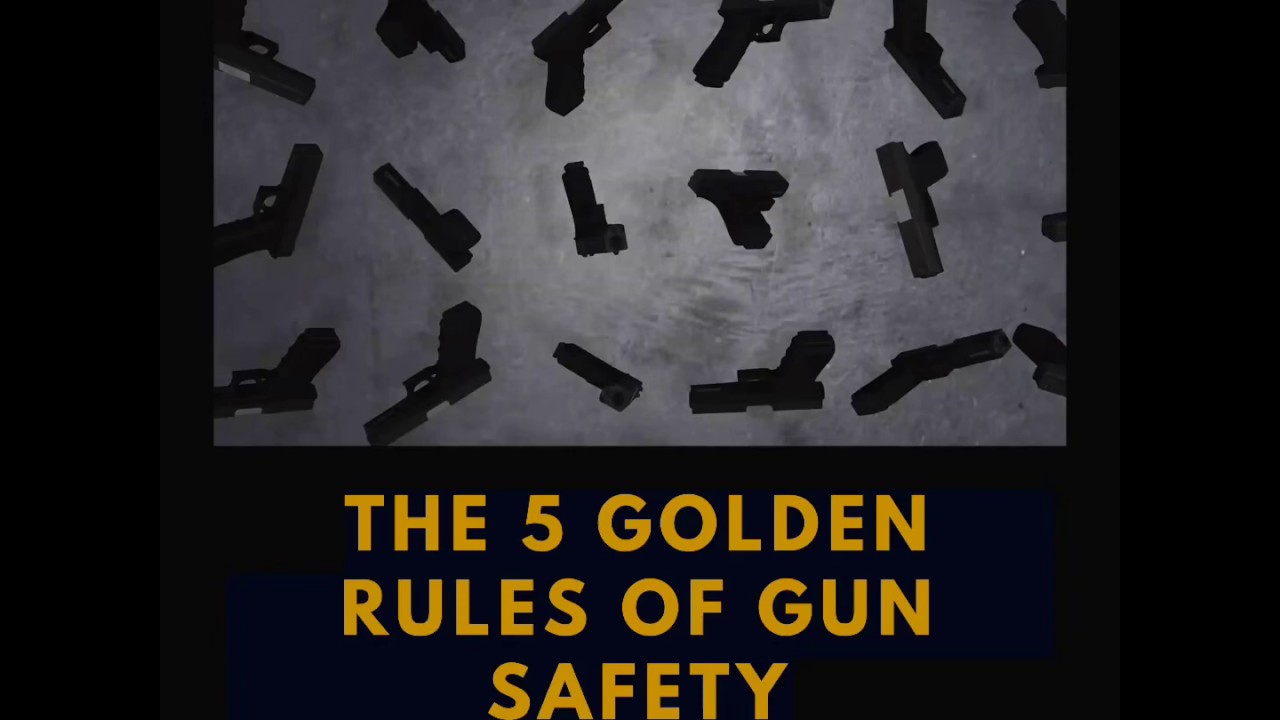 The 5 Golden Rules Of Gun Safety. Stay Alert & Be Safe! #SABS #CssOne ...