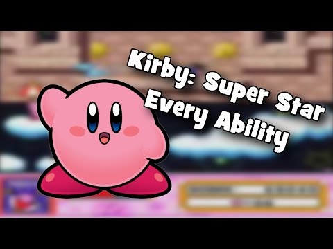 Kirby Super Star (SNES) - Every Ability - YouTube