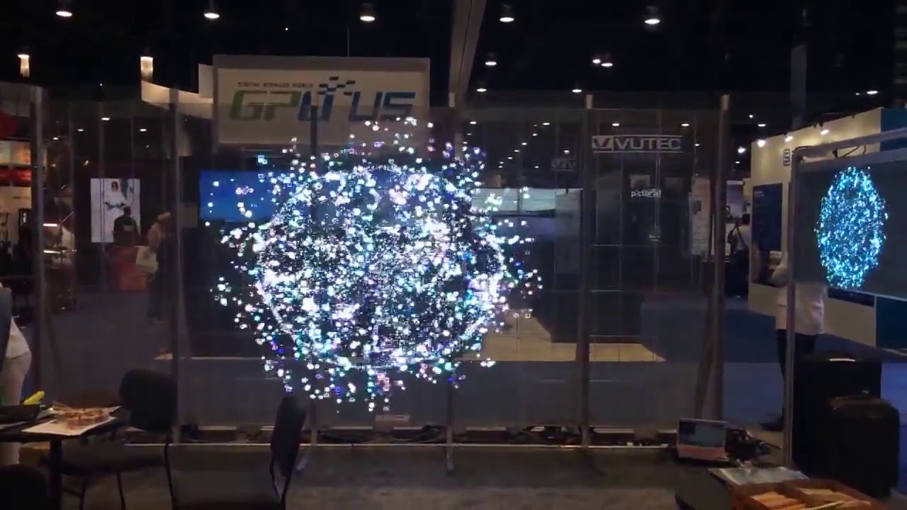 Transparent LED Wall - YouTube