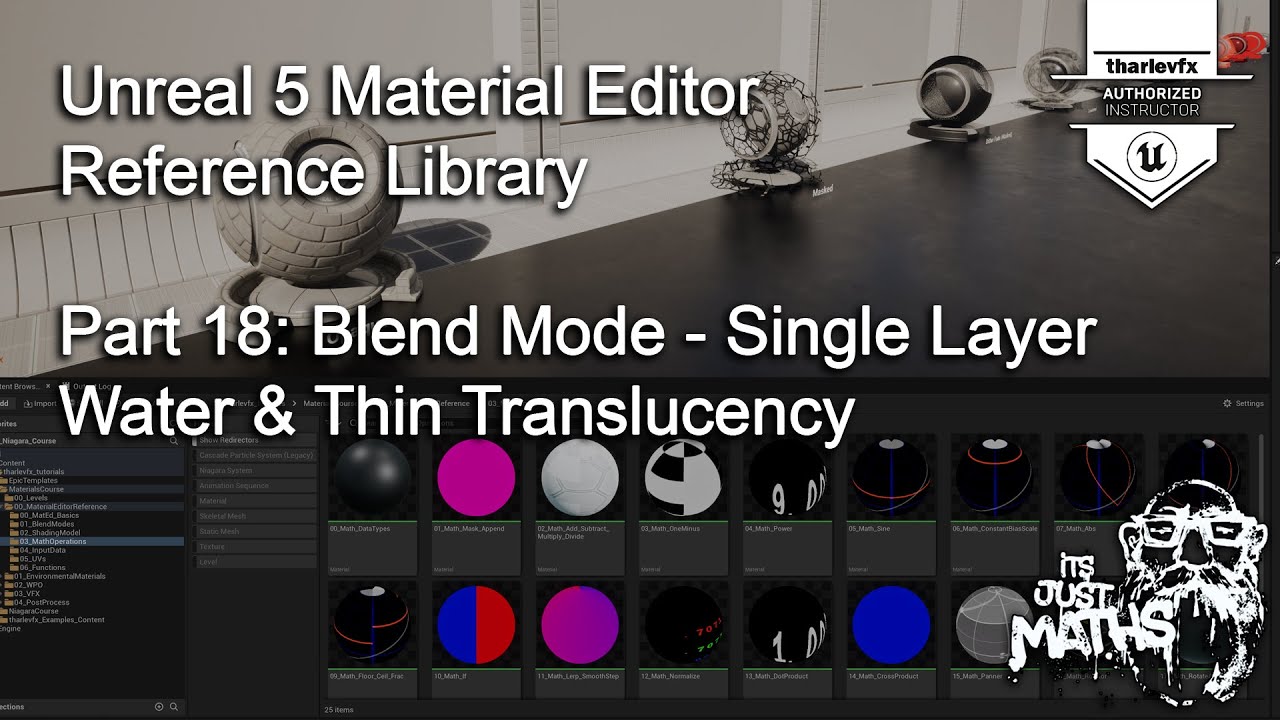 Material Editor Reference 18 - Blend Modes - Single Layer Water & Thin ...