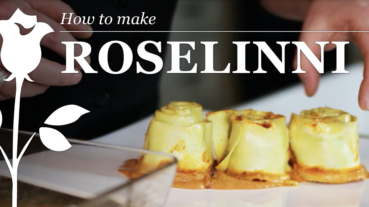 How To Make Roselinni | Rose Shaped Pasta Dish Recipe - YouTube