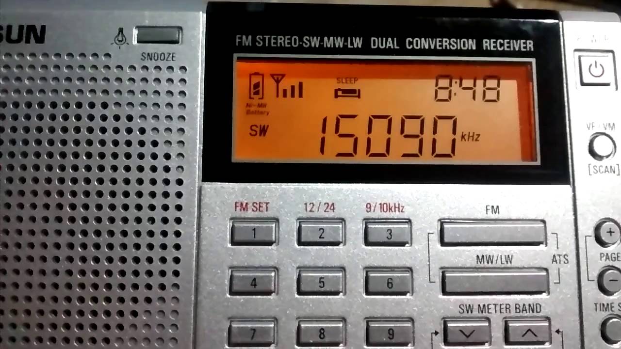 Rádio Azadi - 15090 kHz (Ondas Curtas) - TECSUN PL-210 - YouTube