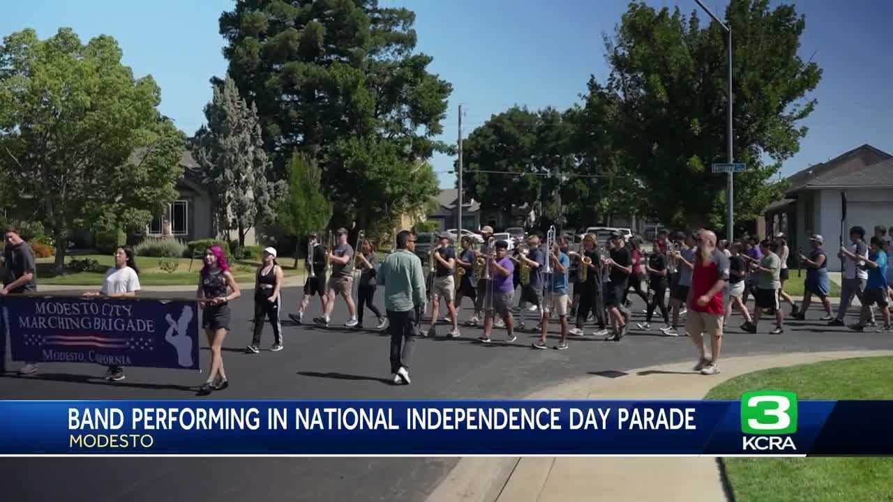 Modesto City Marching Brigade will march in the National Independence ...
