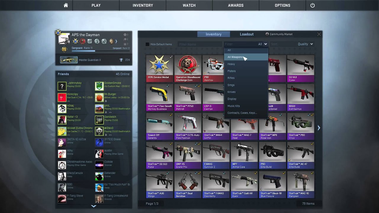 Steam/CSGO inventory issue. - YouTube