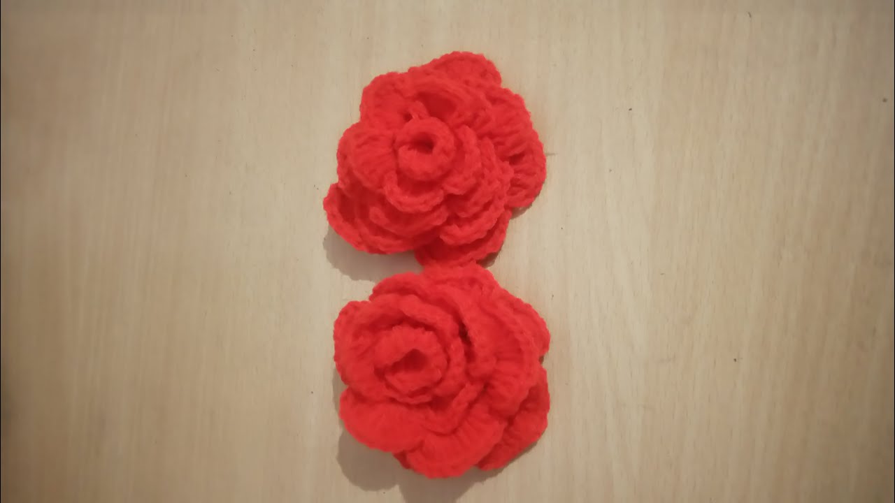 Woollen rose | ऊनी गुलाब | घर पर ऊनी गुलाब कैसे बनाये - YouTube