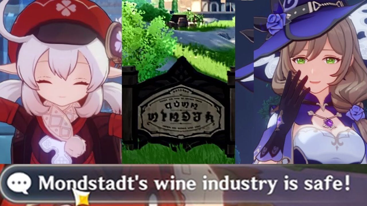 "END" KLEE & LISA Problem Solve "Modstadt Wine Industry is Safe" - YouTube