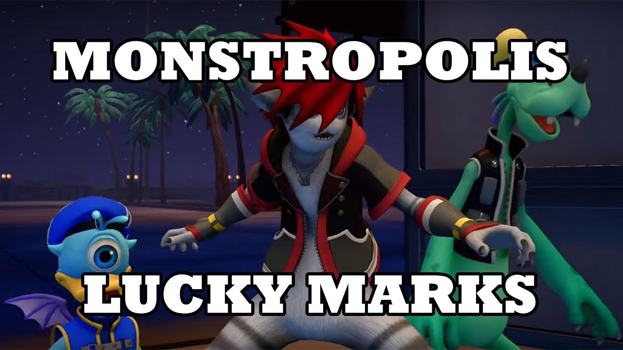Kingdom Hearts 3 - All Monstropolis Lucky Emblems Location - All Lucky ...
