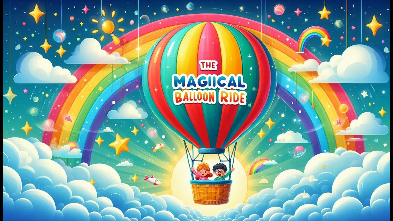Magical Balloon Ride | A Colorful Kids Rhyming Adventure | Nursery ...